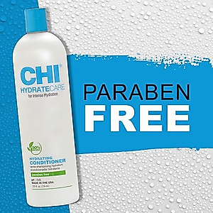 CHI HydrateCare Hydrating Conditioner, Balances Hair Moisture and Protects Against Damage and Hair Breakage, Sulfate, Paraben, & Cruelty-Free, 25 Oz