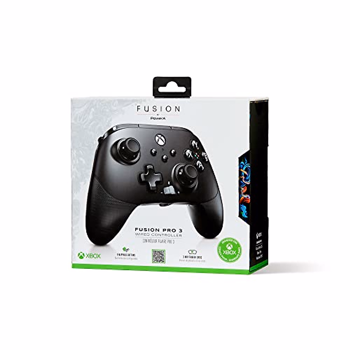 PowerA FUSION Pro 3 Wired Controller for Xbox Series X|S, Xbox One, Mappable Advanced Gaming Buttons, Xbox Controller, Trigger Locks, Black