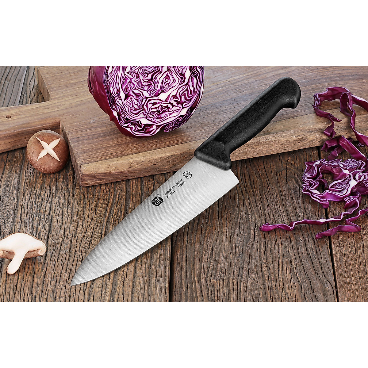 Top Cut by Cangshan | P2 Series 1020137 Sandvik 12C27 Swedish Steel Chef Knife, 8-Inch