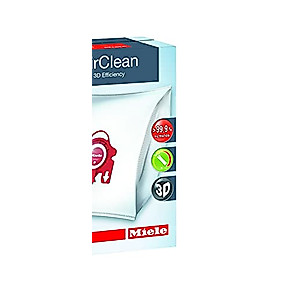 Miele AirClean 3D FJM Vacuum Cleaner Bags, 4 pack