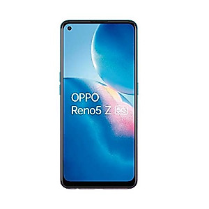 OPPO Reno5 Z Dual-SIM 128GB ROM + 8GB RAM (GSM Only | No CDMA) Factory Unlocked 5G Smartphone (Cosmo Blue) - International Version