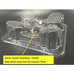 Plastic Melon Support Cradle for Watermelon-Pumpkin-Squash - Holds up to 20 lbs(24 PCS)