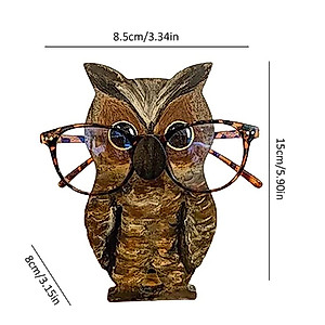 Cute Creative Animal Glasses Frame Home Office Decoration Desktop Glasses Frame Big Dish Drying Rack (E-a, One Size)