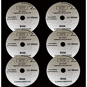 MTP Brand 6X 3.5 in Dia Metal Cutting Wheel for Dremel US40 US510 Ultra Saw 60 Grit US510-01