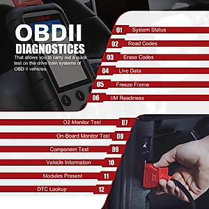 Autel MaxiDiag MD806 OBD2 Scanner, ABS SRS Engine Transmission Four Systems Diagnostic Scan Tool with Oil Reset EPB SAS BMS for Specific Vehicles Up to 2015, Auto VIN, Live Data, Lifetime Free Update