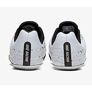 Nike Men's Zoom Rival MD 8 Track Spike, Pure Platinum/Black-metallic Silver, 6