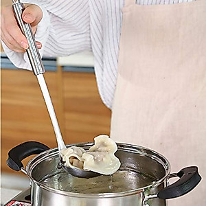 GGEBF 3 Piece Stainless Steel Kitchen Utensil Set Noodle Spoon Kitchen Cooking Tool Not Easily Deformed