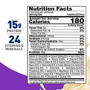 BOOST Women Balanced Nutritional Drink, Very Vanilla, 8 fl oz (Pack of 24)