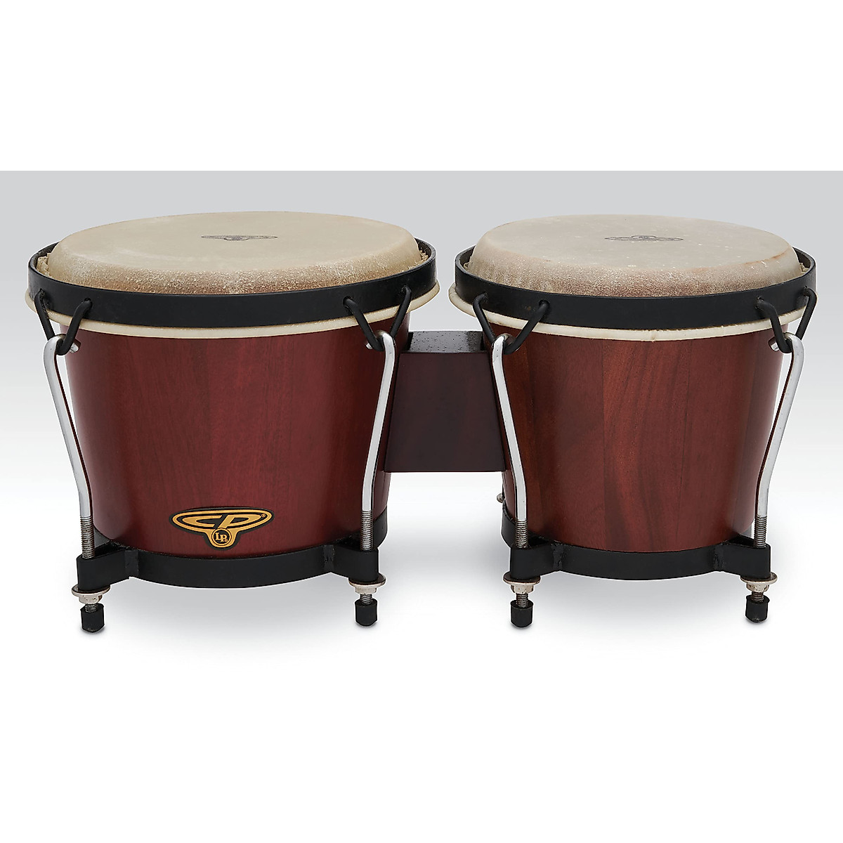 Latin Percussion Cosmic Percussion 6 7-inch Traditional Set-Dark Wood Bongos (CP221-DW)