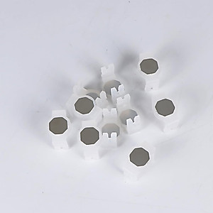 Aniai Extra Strong Magnetic Christmas Light Clips,Thicker Square Nickel-Plated Magnet Clips,Hang Hooks for Outdoor Christmas String Light/3m Light/Strip Light/C9 Holiday Lighting Sockets,100pcs