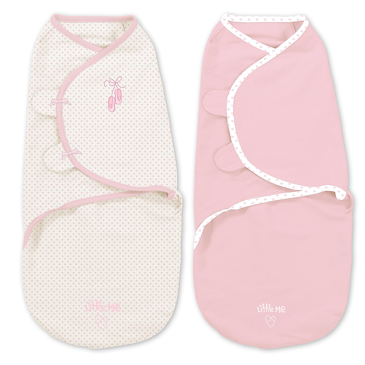 Little Me Original Swaddle 2-PK Prima Ballerina (SM)