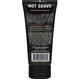 Duke Cannon Hot Shave - Clear Warming Shaving Gel, 2 fl. oz.