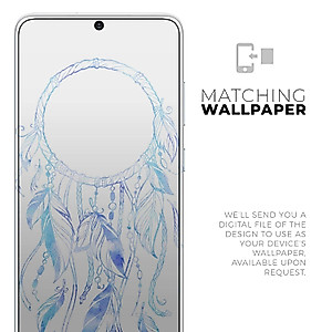 DesignSkinz Watercolor Dreamcatchers v12 Protective Vinyl Decal Wrap Skin Cover Compatible with The Samsung Galaxy S20 (Screen Trim & Back Glass Skin)