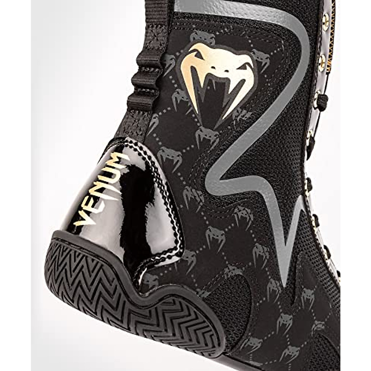 VENUM Elite Evo Monogram Boxing Shoes - Black