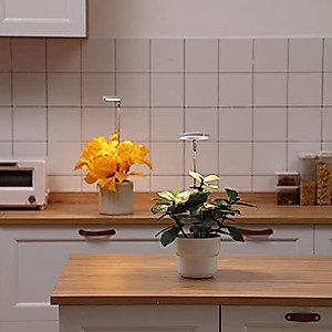 Plant Grow Light,Yadoker LED Growing Light Full Spectrum for Indoor Plants,Height Adjustable, Automatic Timer, 5V Low Safe Voltage,Idea Small Light…