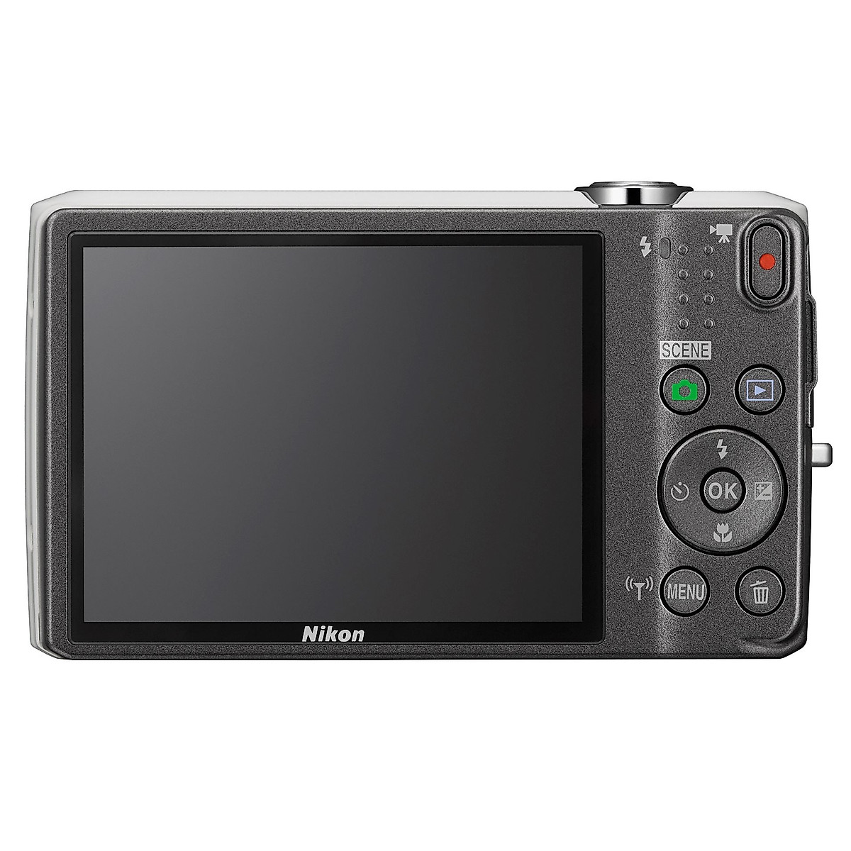 Nikon Coolpix S6800 Compact Digital Camera - White (16.0MP, 12x Optical Zoom) 3.0 inch LCD with Wi-Fi