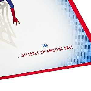 Hallmark Spider-Man Pop Up Birthday Card (Someone Amazing Like You) Signature Paper Wonder 3D Card