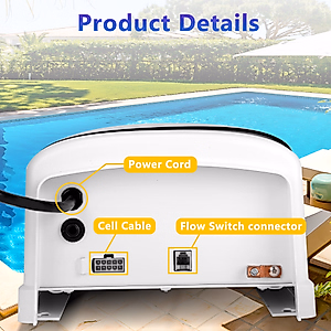 CHLORWORKS Salt Chlorine Generator for Swimming Pool – up to 40,000 Gallon Inground Salt Pool, Salt Water Pool Chlorinator System, Easy Program, 110V/220V, 1.5" & 2''Connection