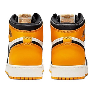 Jordan Boy's Air Jordan 1 Retro High OG (Big Kid) Taxi/Black/Sail 6.5 Big Kid M