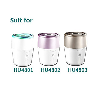 WuYan Replacement Filters for Philips HU4102 Humidifier Wick Replacement Filters, Filter Bacteria and Scale for Philips HU4801 HU4802 HU4803 Humidifier Parts