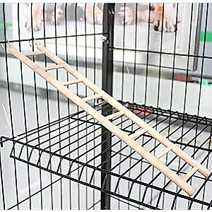 3 pcs Wooden Ladder for Bird Parrot Ladder Climbing Toy Birdie Basics (4 Step, 6 Step 8 Step)
