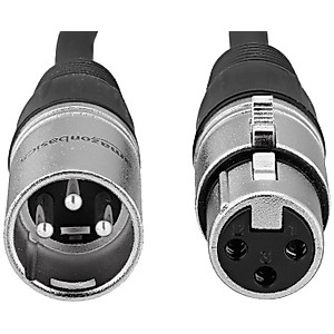 UA Volt 1 USB Audio Interface for recording, podcasting, and streaming & Amazon Basics Standard XLR Male to Female Balanced Microphone Cable, Durable & Flexible, Noise-Cancelling - 6 Feet, Black