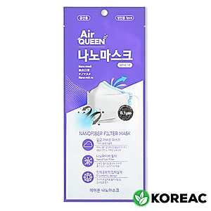 KOREAC_[Pack of 30 [Air Queen] Nano Mask_White