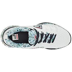 FILA Men's SPEEDSERVE Energized Sneaker, White Navy/Multi, 8