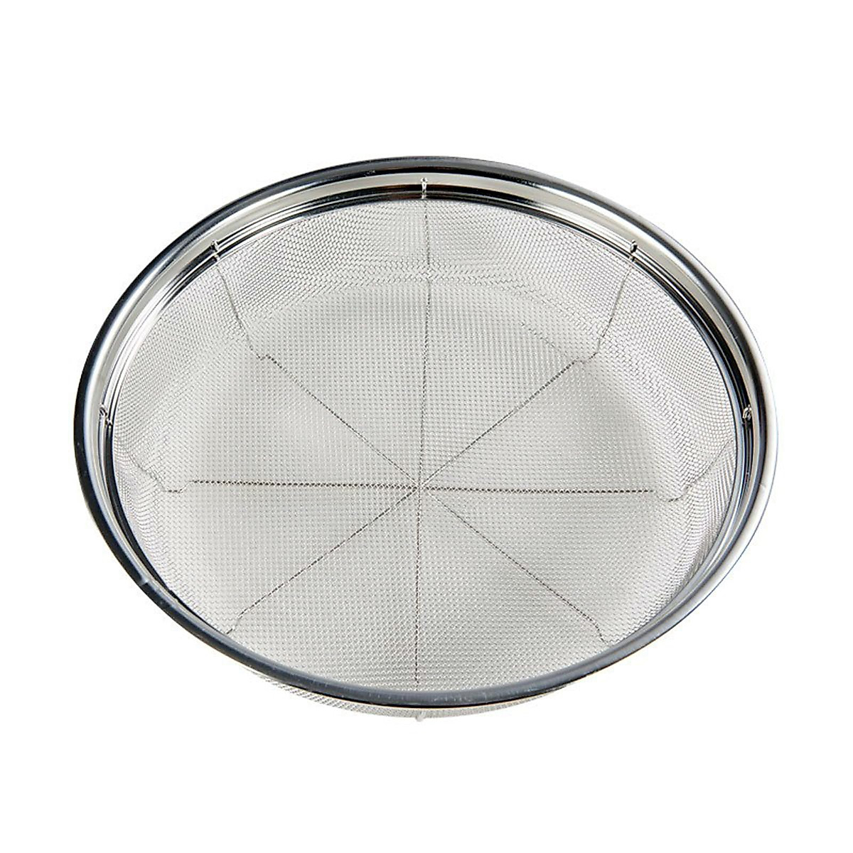 Fine Mesh Strainer for Kitchen, Stainless Steel Colander Bowl for Pasta, Rice, Fruit, Metal Net Baskets with Resting Base - Strain, Drain, Rinse （Diameter 8.67 inch）