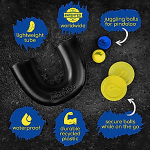 The Original Pindaloo Skill Game – First & Only Authentic Looping Ball for Kids, Teens & Adults | Fun Coordination Game for Ages 8-12+Boosts Focus & Motor Skills Indoor & Outdoor Play | Transparent