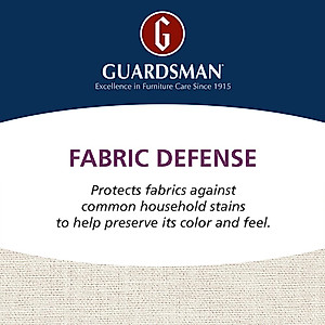 Guardsman Fabric Defense & Upholstery Protector Blocks Stains and Repels Liquid, Use on Microfiber, Rugs, Carpeting, Fabric Apparel, Easy Clean, Odorless, No Chemical Cleaner 11 Oz 460900