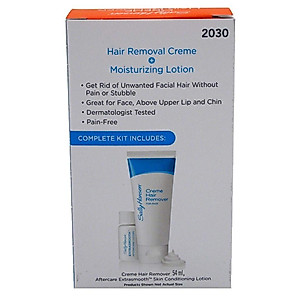 Sally Hansen Creme Hair Remover Duo Kit For Face (6 Pack)