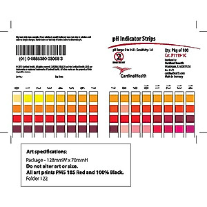 Cardinal Health pH Indicator Strips
