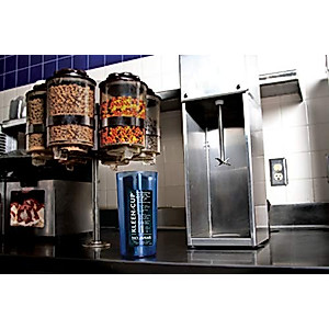 San Jamar KLC28C Kleen Spindle Mixer Sanitizing Cup, 4" Diameter x 7-3/4" Height