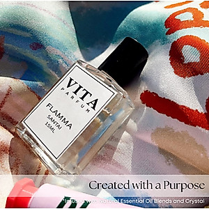 Vita Parfum Sandalwood Perfume Oil, Sandalwood Oil Roll On Perfume, Santal Perfume Oils for Women, Sandalwood Perfume for Women, Non Toxic Perfume, Travel Perfume, Roll On Oil Perfume, 15 ml