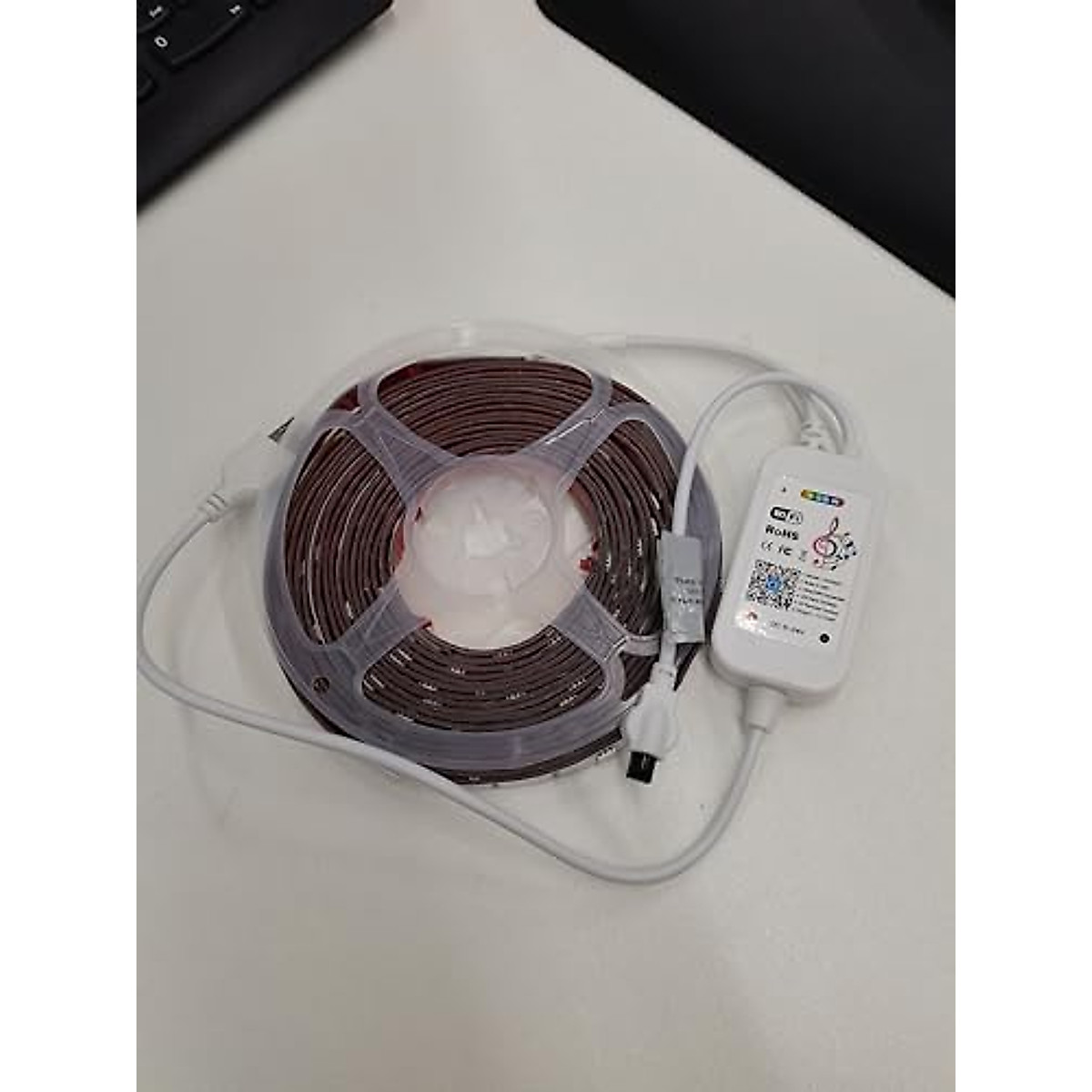 HAMLITE TV LED Backlight, 8.2Ft Led Light for TV 32-60 Inch Monitor Backlight, HDTV Wall Mount Stand Work Space Gaming Room Decor, LED Bias Ambient Mood Lighting Kit