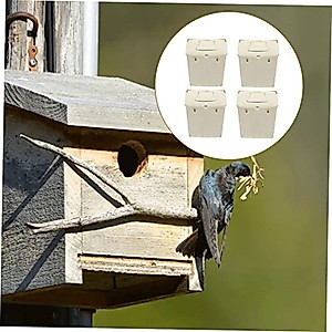 POPETPOP 8 Pcs Bird Breeding Box Parakeet Parrot Finch Breeding Box Bird Incubation Case Plastic Bird Mating Box Nesting Box Hanging Bird Box Parakeet Nesting Box The Bird's Nest Budgerigar