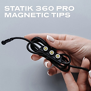Statik 360 Pro Magnetic Connectors Tips for Fast Charging - Only Compatible with Statik360 Pro Magnet Phone Charger Cable - 3-Pack Includes Type USB C Magnetic Adapter - Compatible with USB C Devices
