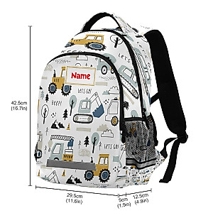 Custom Kid's Name Backpack Bookbag School Bag Travel Bag for Girls Boys Teen