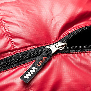 Western Mountaineering Apache MF 15F Degree Down Sleeping Bag - Long/Left Zip - Cranberry