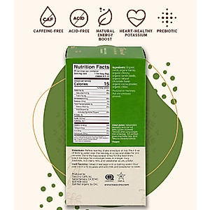 Teeccino Chocolaté Herbal Tea - Rich & Roasted Herbal Tea That’s Caffeine Free & Prebiotic for Natural Energy, 25 Tea Bags