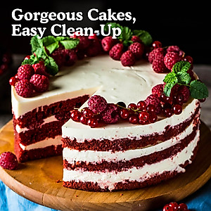 Regency Wraps Parchment Paper Circles For Round Cake Pans and Tube Cake Pans, Greaseproof Liners for Non-Stick Baking, 8" (Pack of 50, 25 Each), White