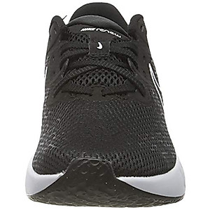 NIKE Women's Running Shoe, Black White Dk Smoke Grey, 6.5