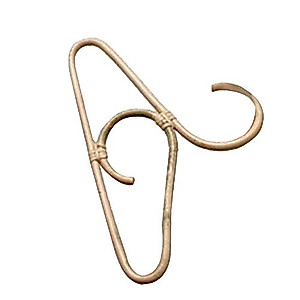 MXIAOXIA Rattan Clothes Hanger Style Kids Garments Organizer Rack Children Hanger Kids Room Decoration Hanger for Clothes