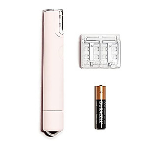 DERMAFLASH Mini Dermaplaning Tool for Precision Peach Fuzz Removal, Blush