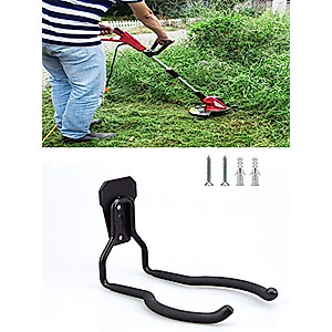 2Pcs Garden Power Tool Hanger String Trimmer Hangers, Weed Eater Wall Mount, String Trimmer Hanger Garage, Weedeater Hanger Garage, Perfect for Garage Tool Organizers and Storage, No Trimmer