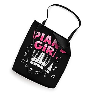 Piano For Girls Women Musical Piano Player Key Music Recital Tote Bag