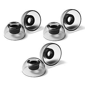AZLA SednaEarfit Crystal 3 Pairs (Size M/ML/L 3Pr) Replacement Earbud Tips Eartips for TWS - Compatible with Galaxy Buds 2, Buds, Buds+