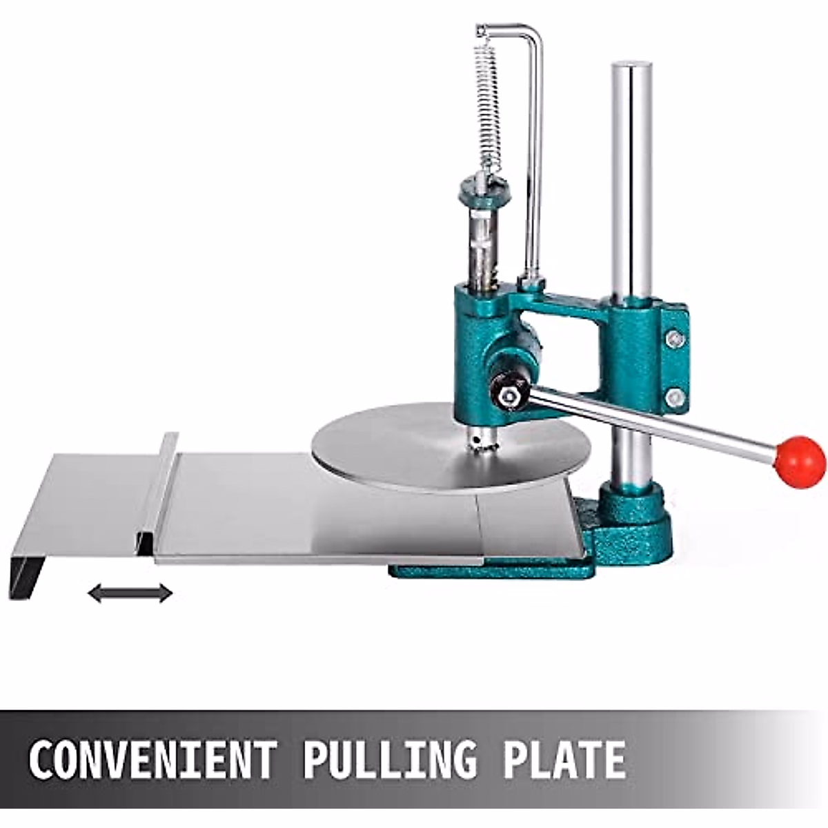 HACSYP Dough Sheeter, Dough Pastry Manual Press Machine with Cast Iron Base, Stainless-Steel Household Pizza Pastry Press, for Commercial (Size : 16cm)