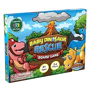 JH5 Baby Dinosaur Rescue! Cooperative Dinosaur Race Board Game for Kids Ages 4+ Easy to Learn and Great for Family Game Night